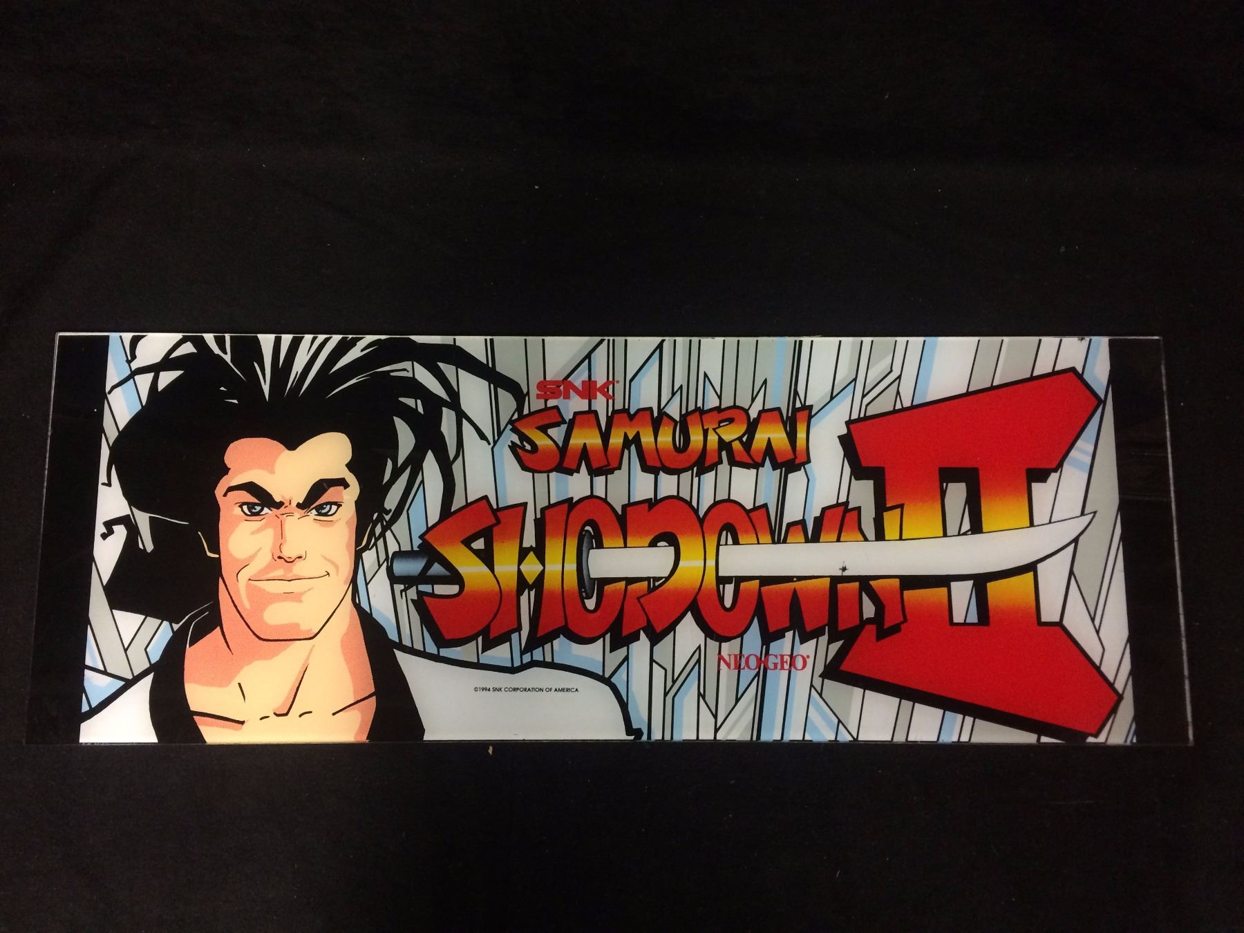 ARCADE GLASS (SAMURAI SHOWDOWN II)