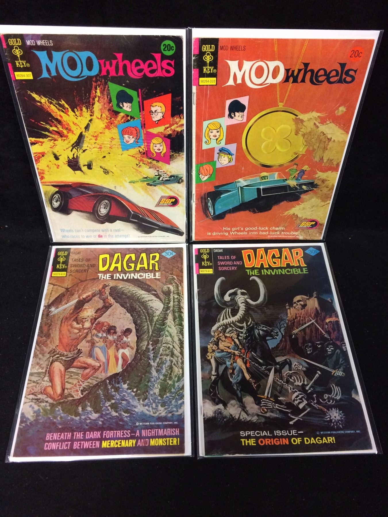 MOD WHEELS & DAGAR THE INVINCIBLE COMIC BOOK LOT