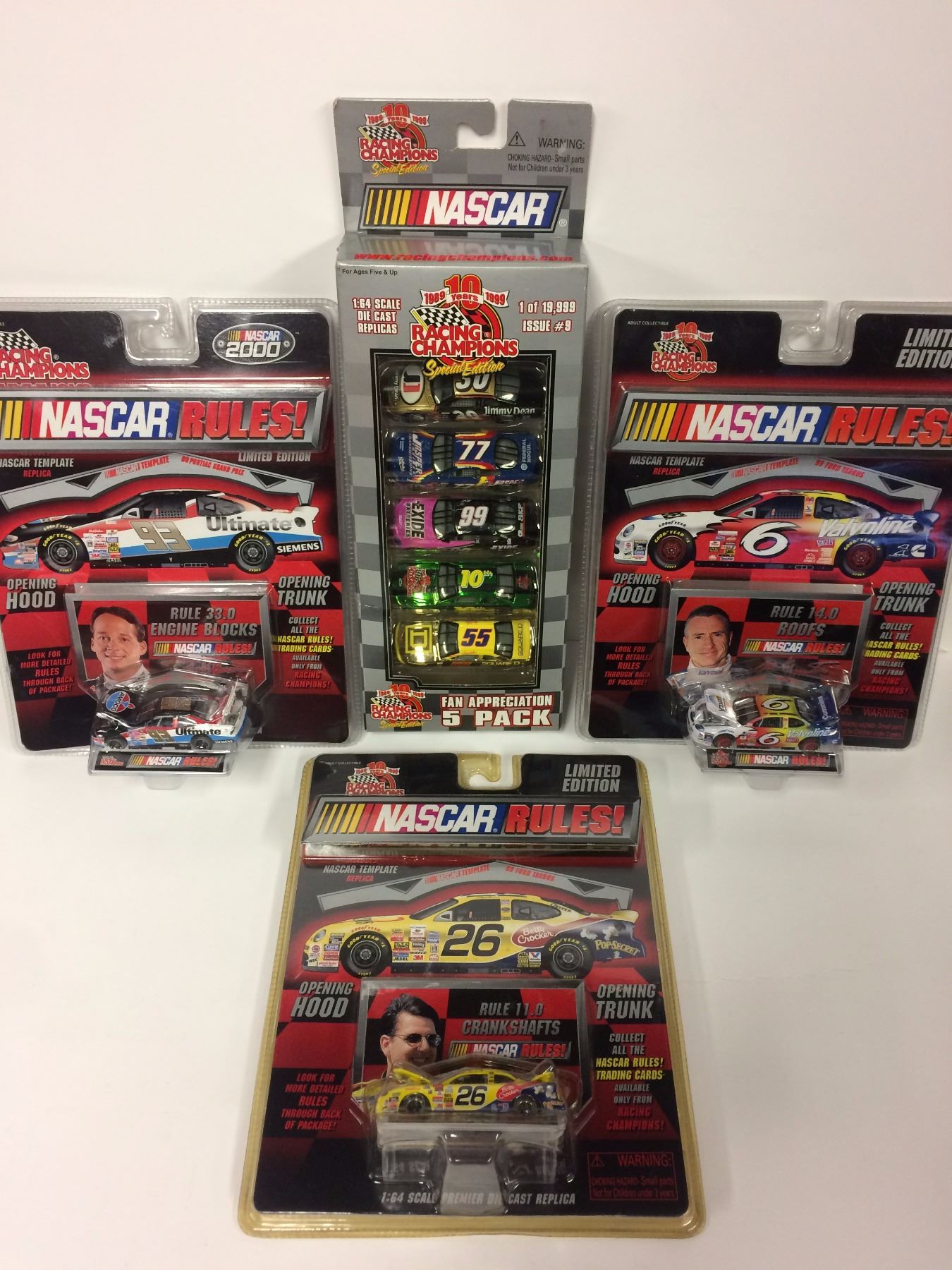 LIMITED EDITION NASCAR TOY CAR LOT