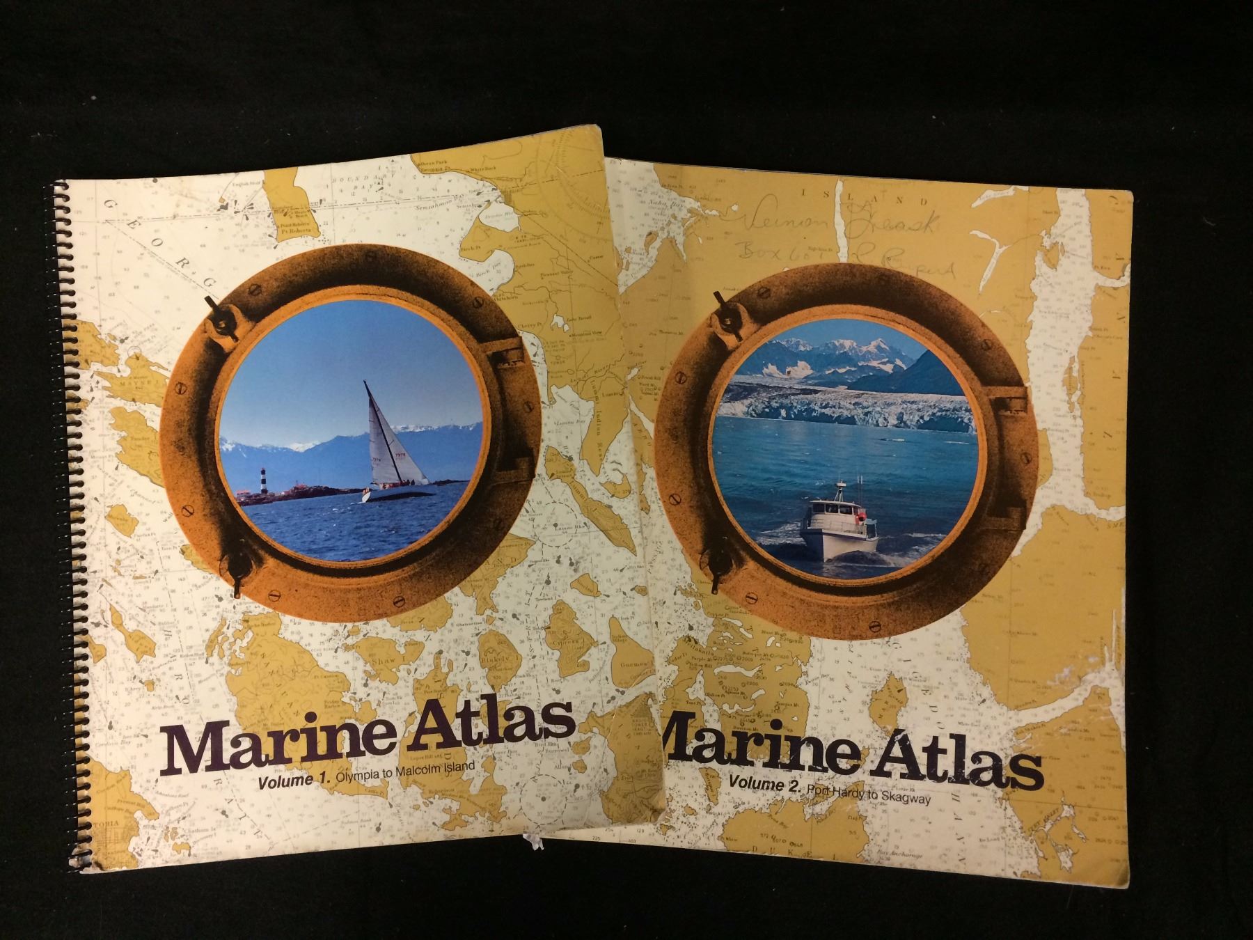 MARINE ATLAS VOLUME 1 & 2 LOT