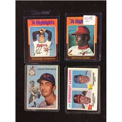 1970'S BASEBALL TRADING CARD LOT (RYAN, PILLETTE, 1976 STRIKEOUT ...