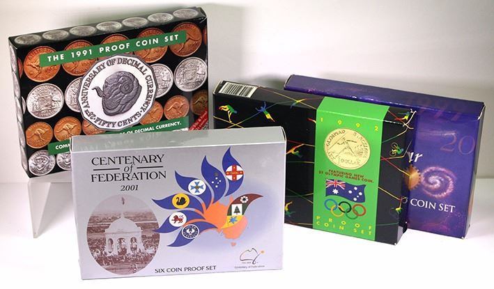 Australia, Proof Sets, 1991-2001