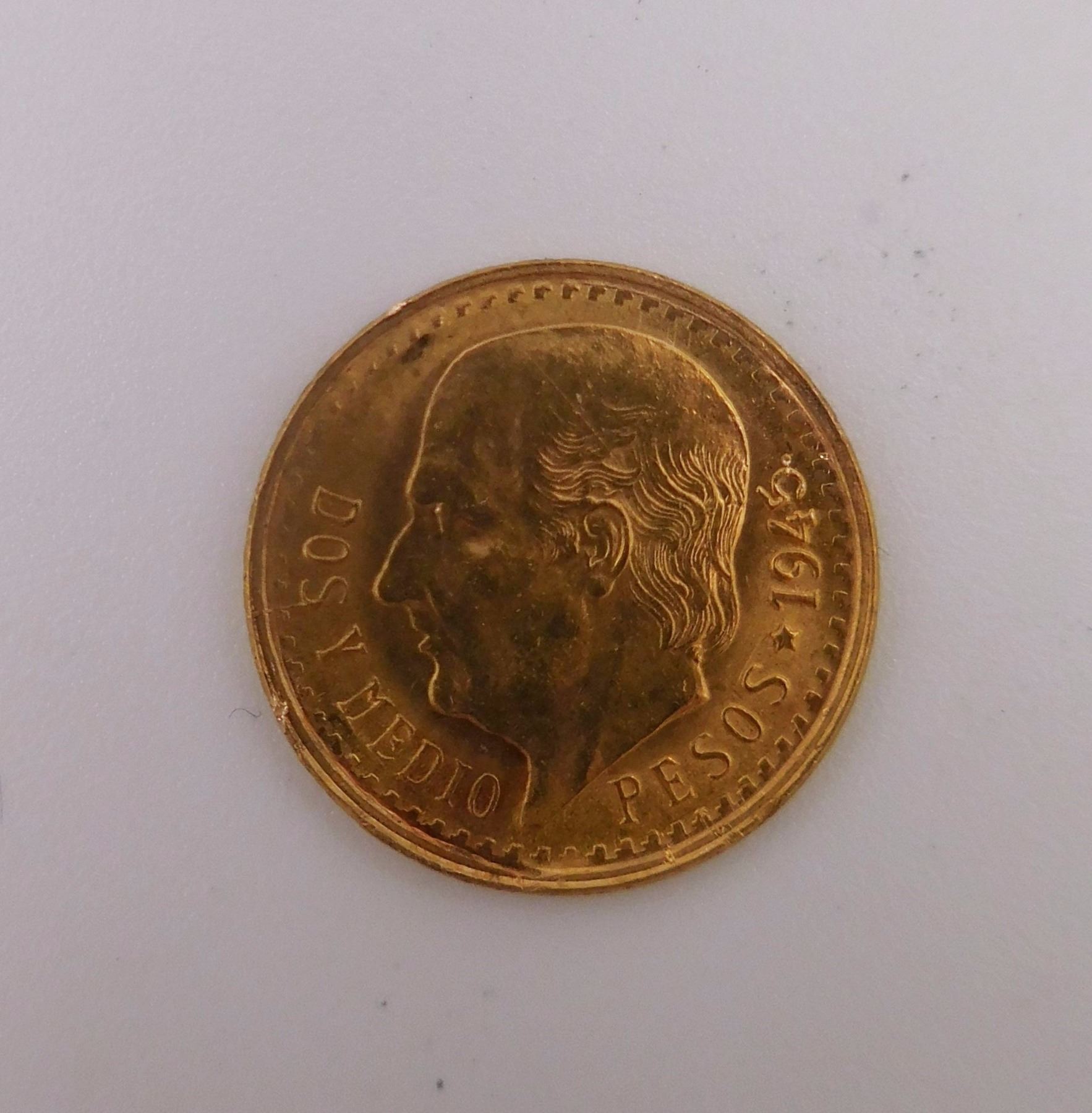 2.5 Peso Gold Coin 1945