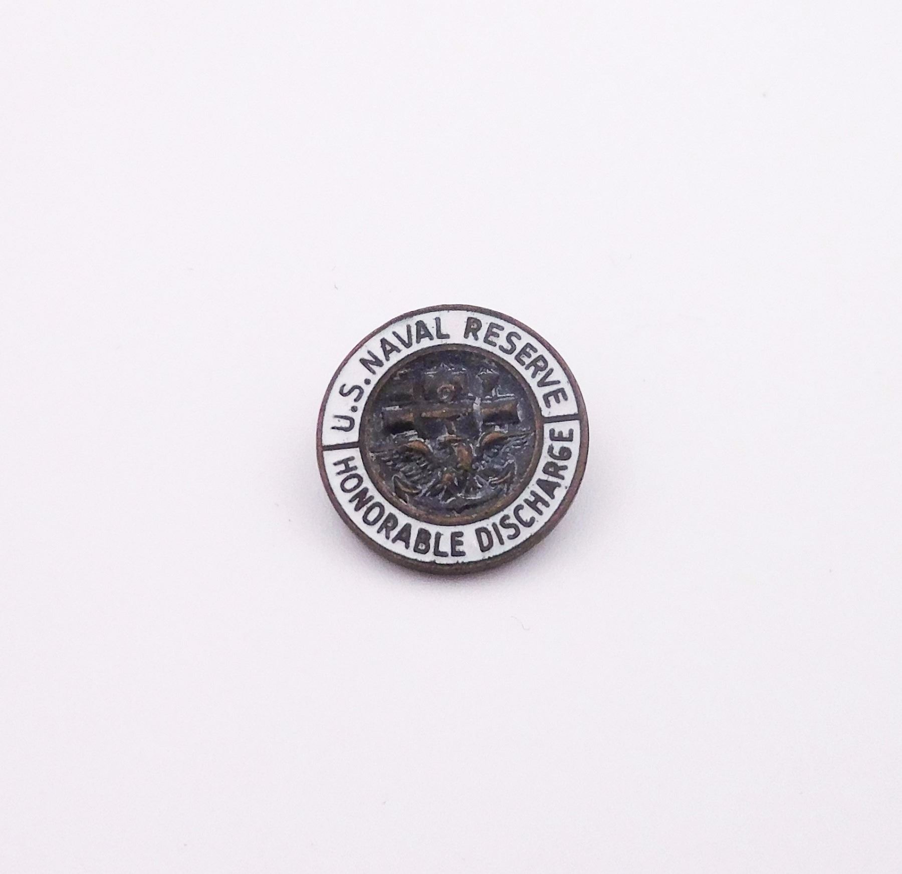 WWII US Naval Reserve Honorable Discharge Pin