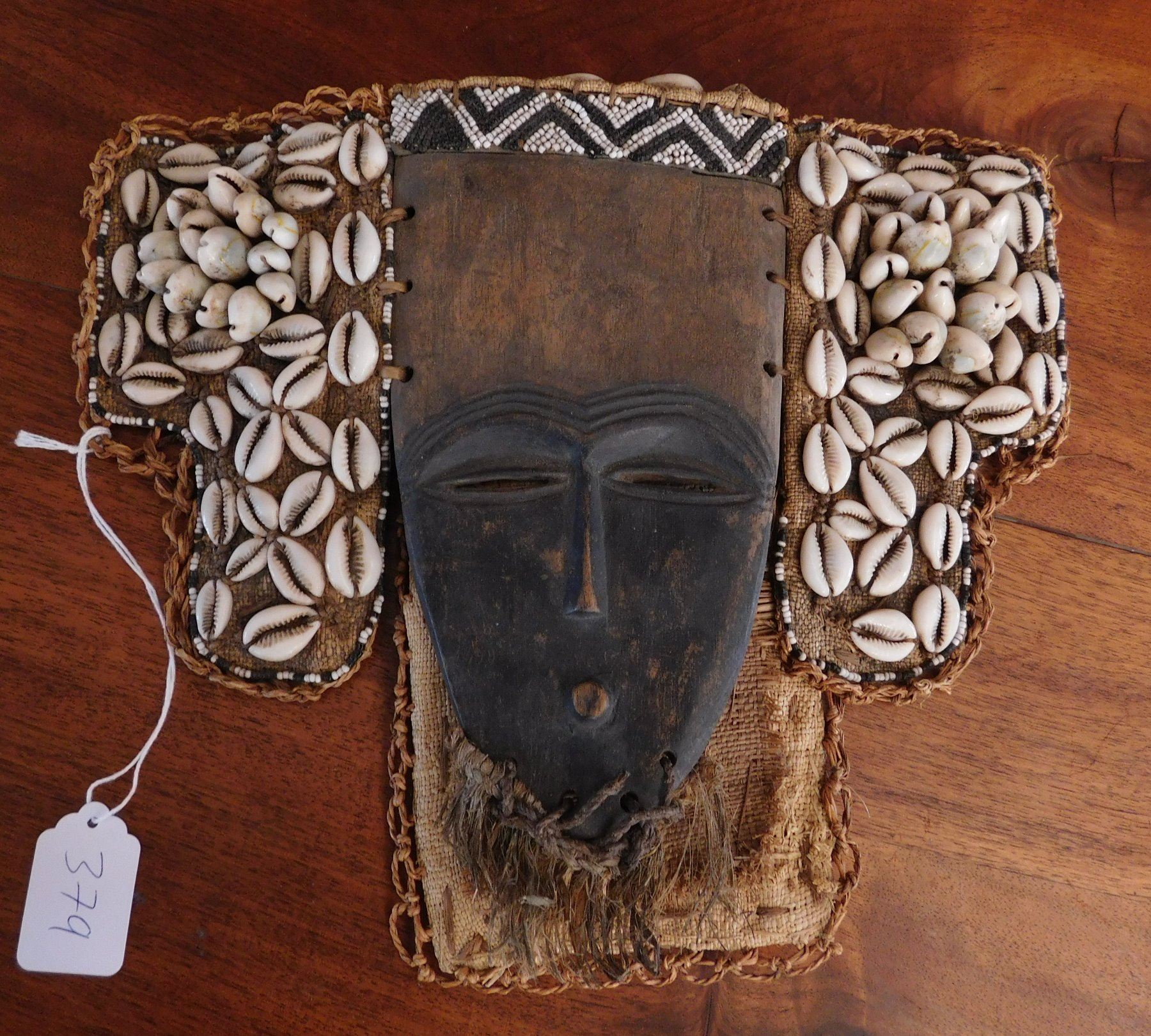 Bassa Cowrie Shell Mask