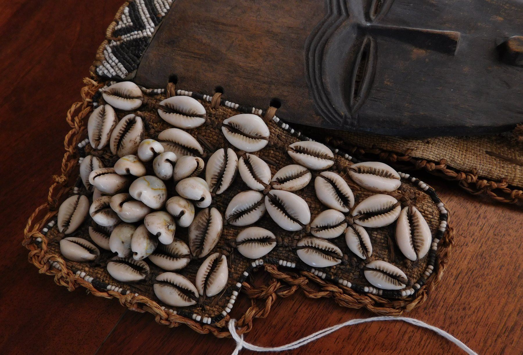 Bassa Cowrie Shell Mask