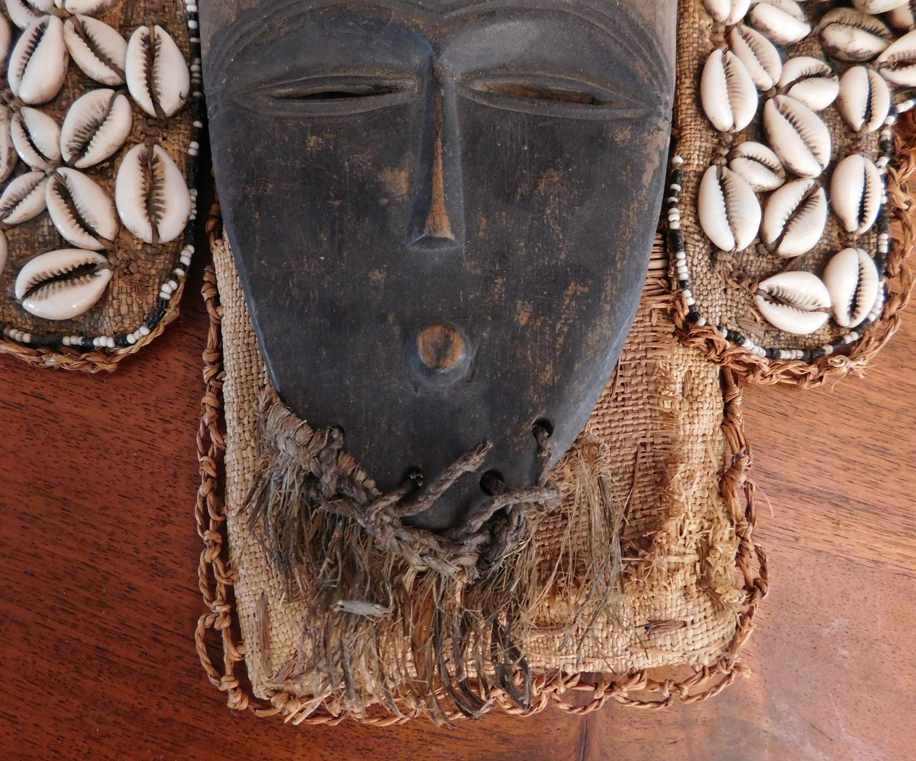Bassa Cowrie Shell Mask