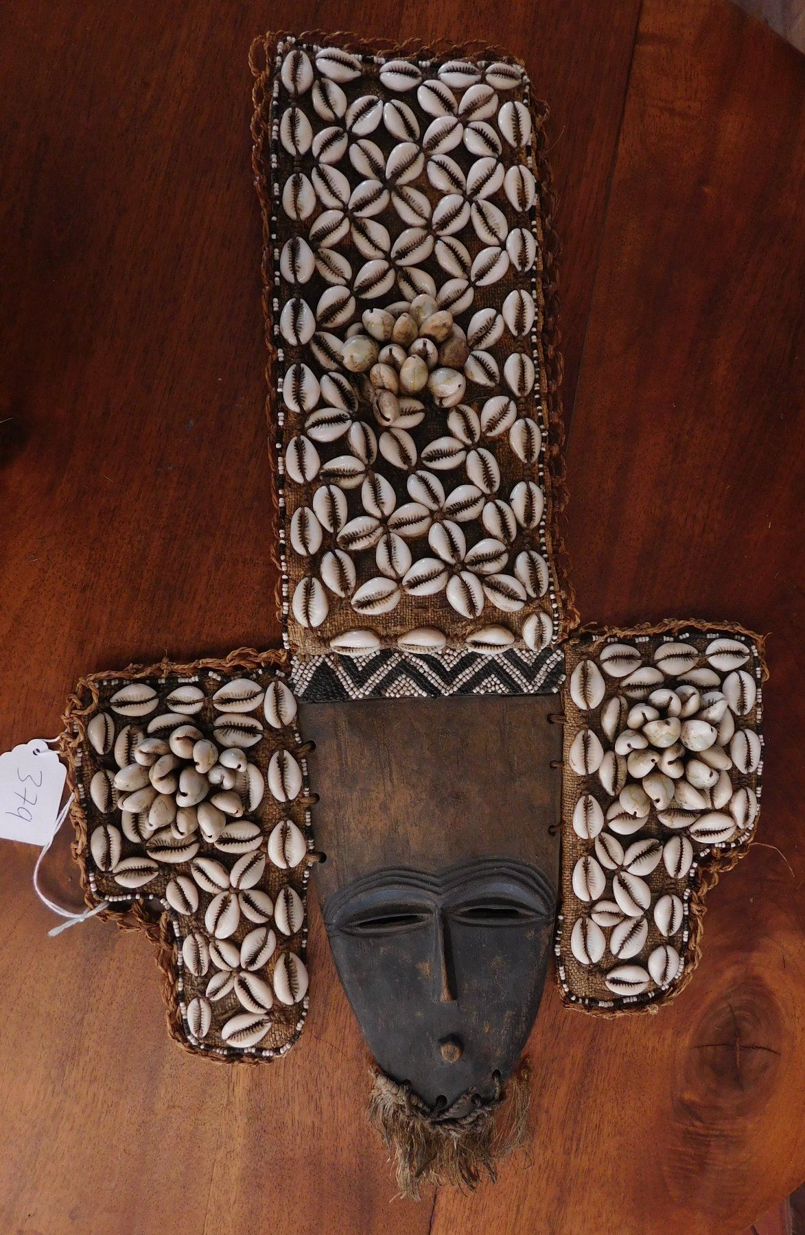 Bassa Cowrie Shell Mask