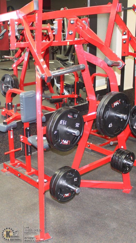 HAMMER STRENGTH ISO-LATERAL HIGH ROW MACHINE
