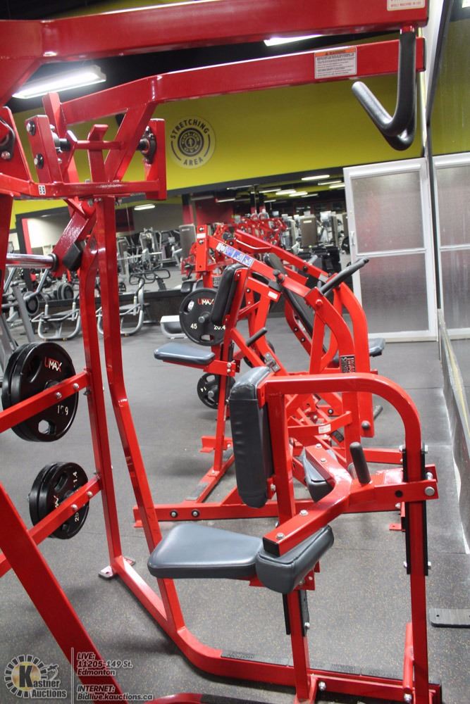 HAMMER STRENGTH ISO-LATERAL HIGH ROW MACHINE