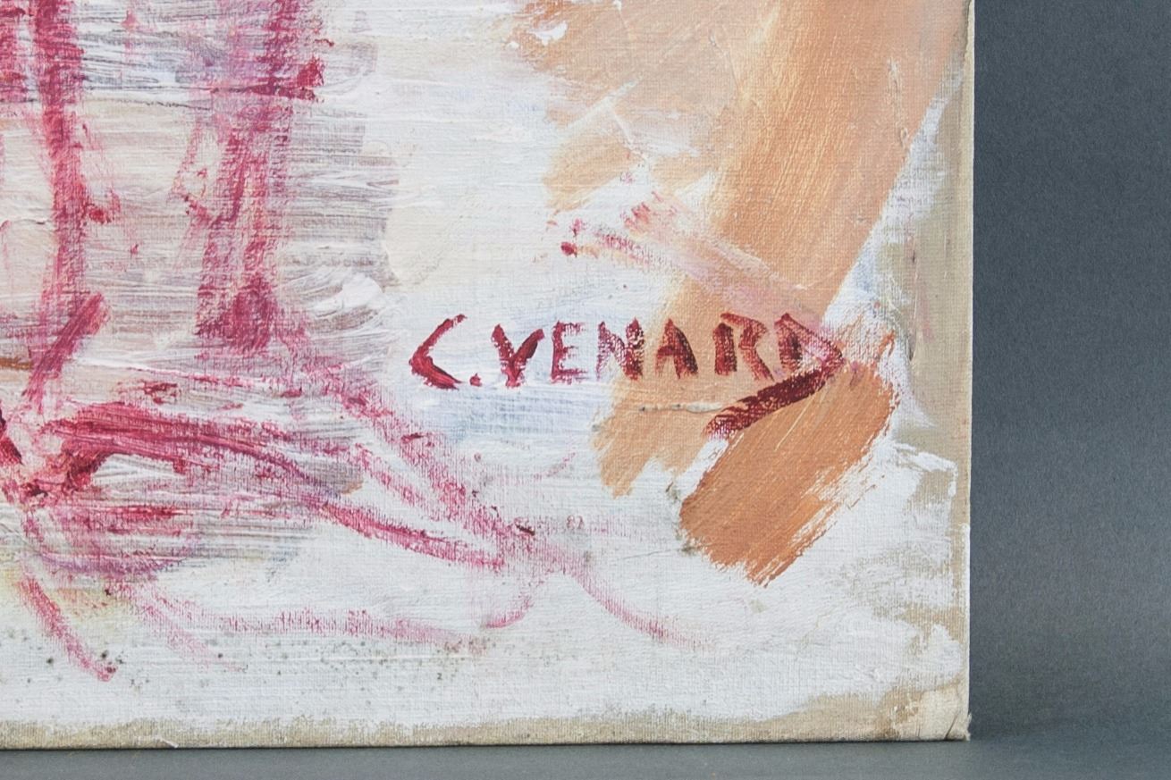 Claude Venard 1913-1999 French Artist Oil on Board