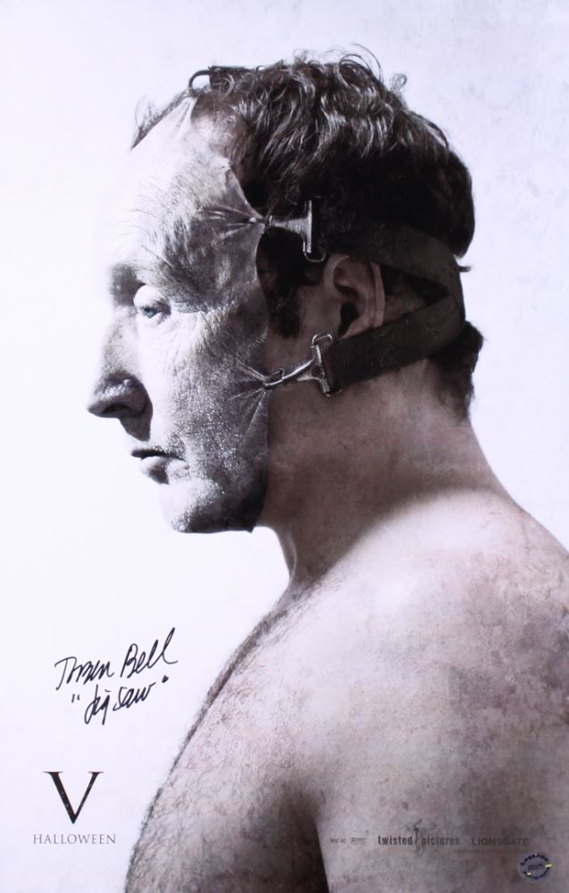 Tobin Bell Signed "Saw V" 11x17 Photo Inscribed "Jigsaw" (Legends COA)
