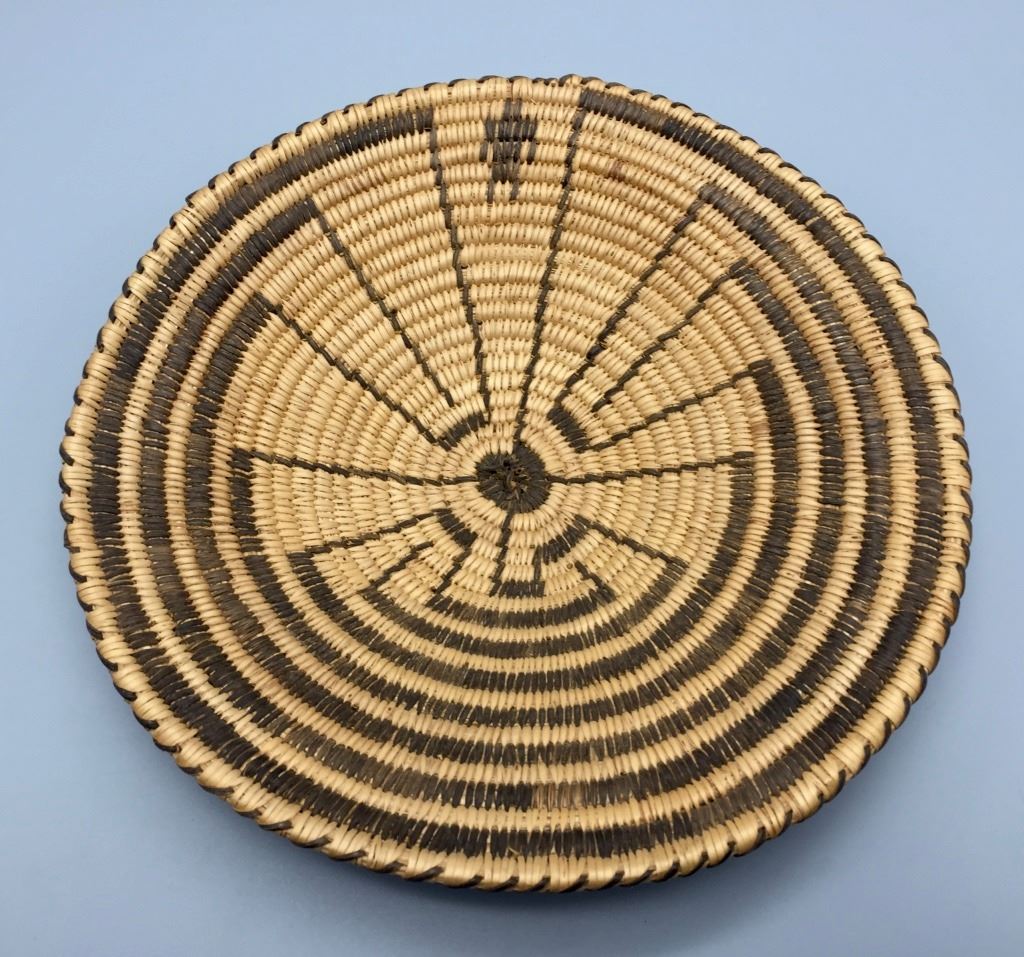 Man-In-The-Maze Pima Basket