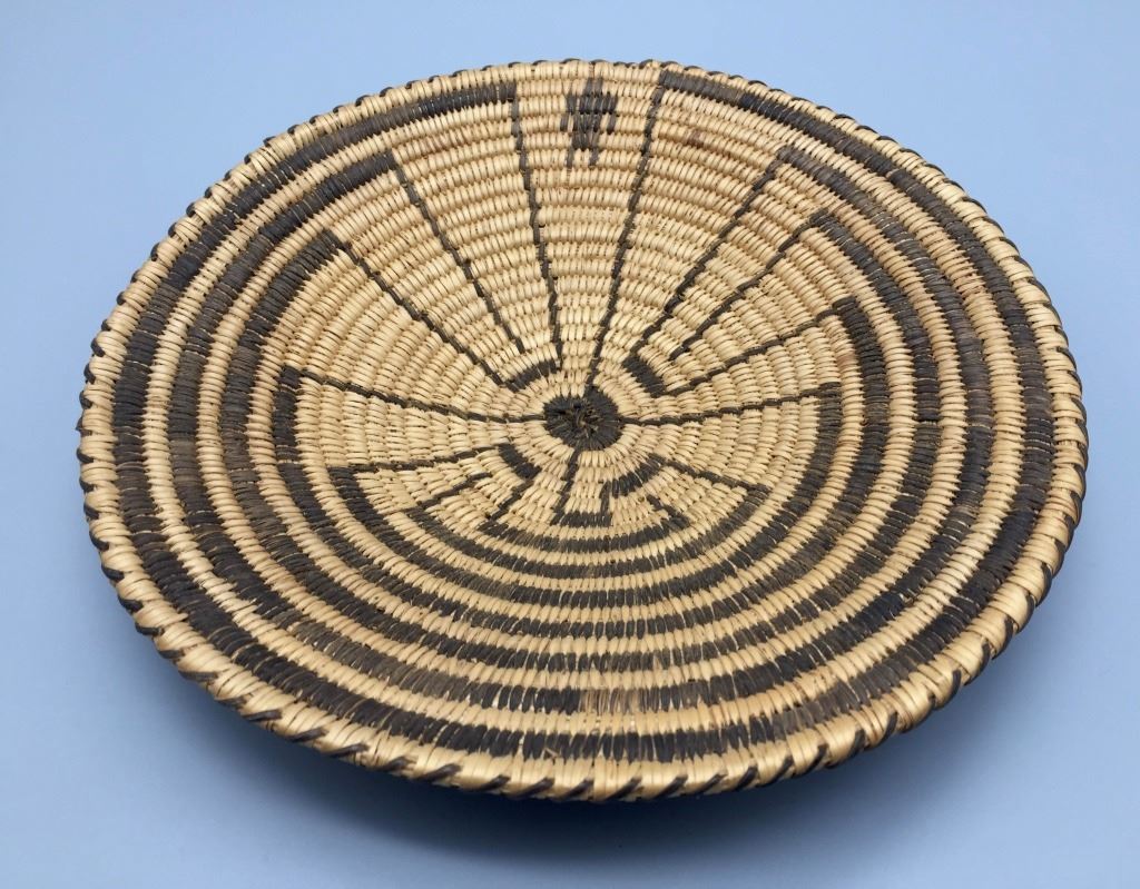 Man-In-The-Maze Pima Basket