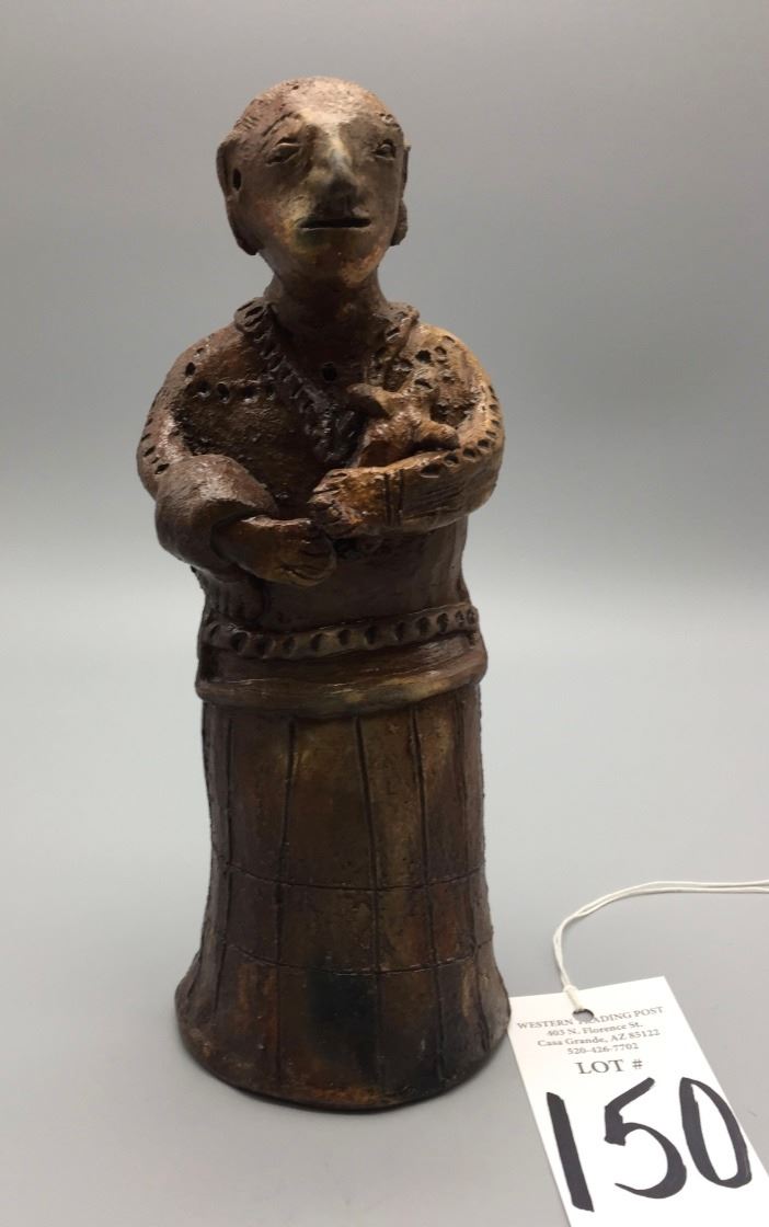 Navajo Pot - Self Portrait - Faye Tso