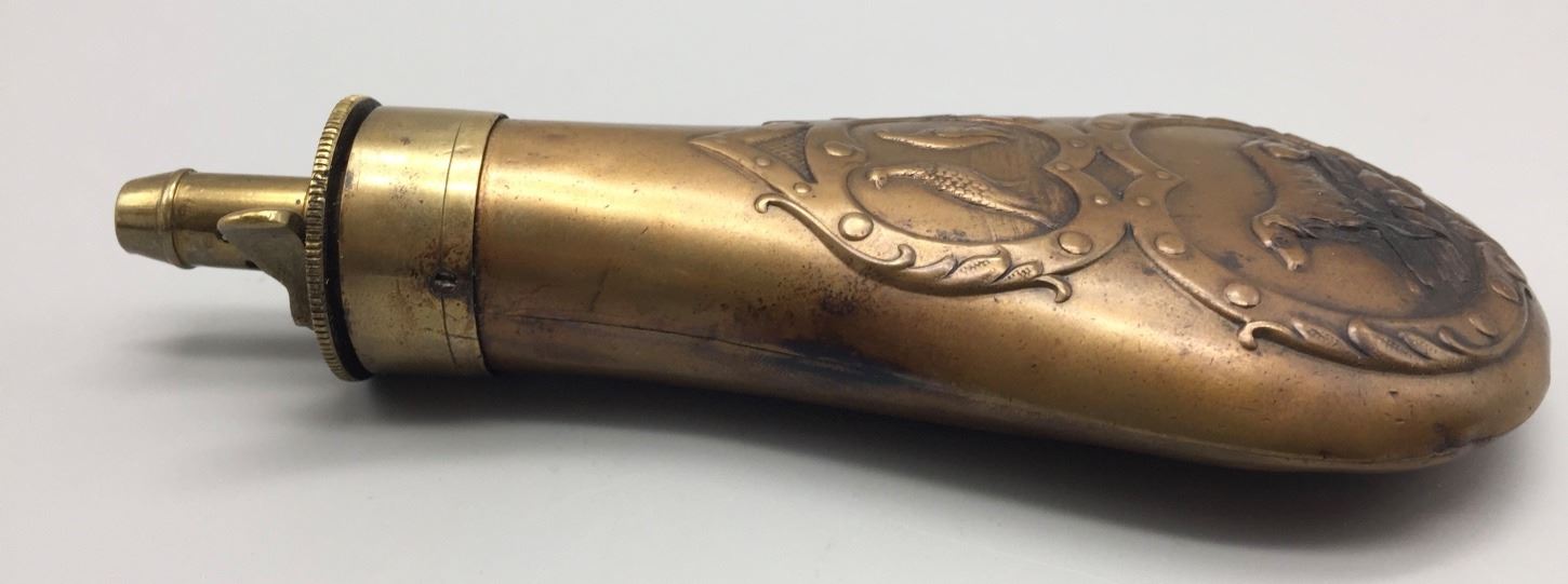 Antique Black Powder Flask