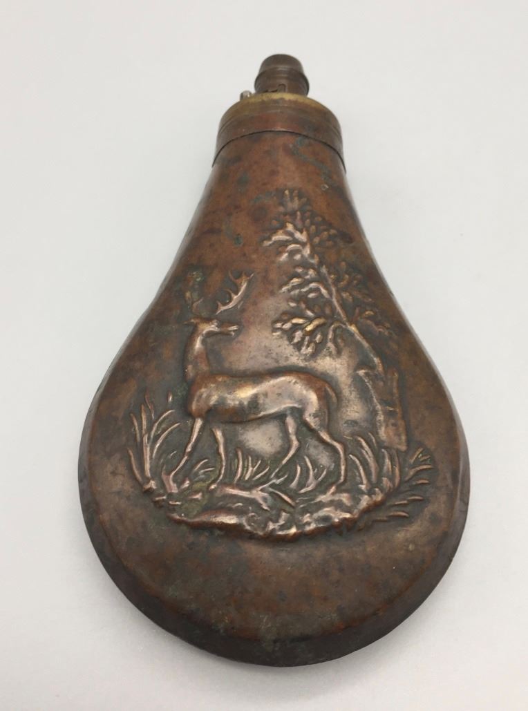 Antique Black Powder Flask