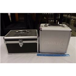 Makita Silver Aluminum Hard Case& A Unknown Hard Case
