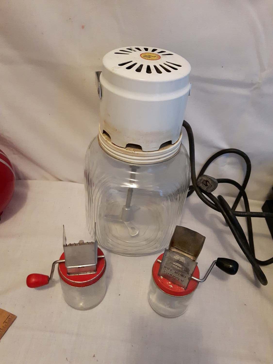 Electric Frisco Churn & Nut Meat Grinders (2)
