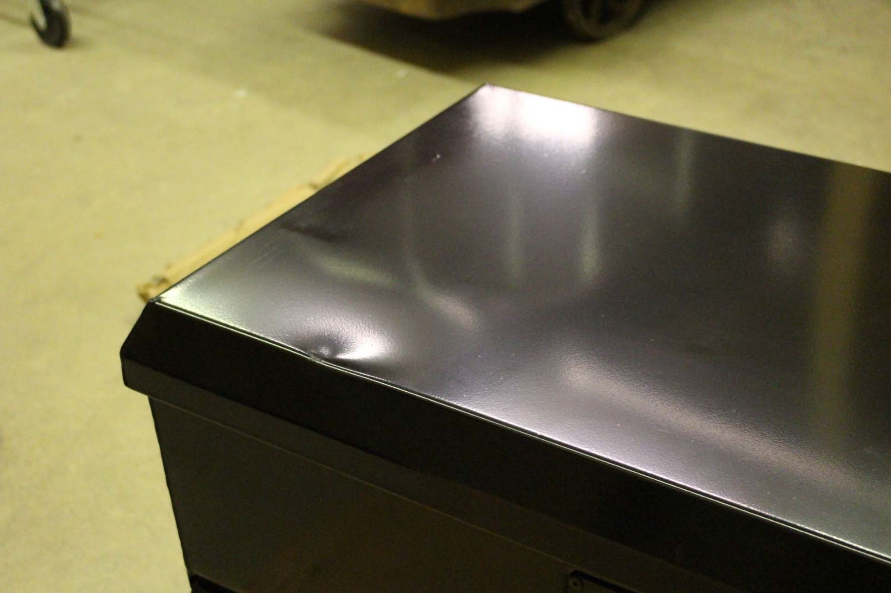 Lund Steel Flush Mount Box, Black, NOS, Scratch And Dent