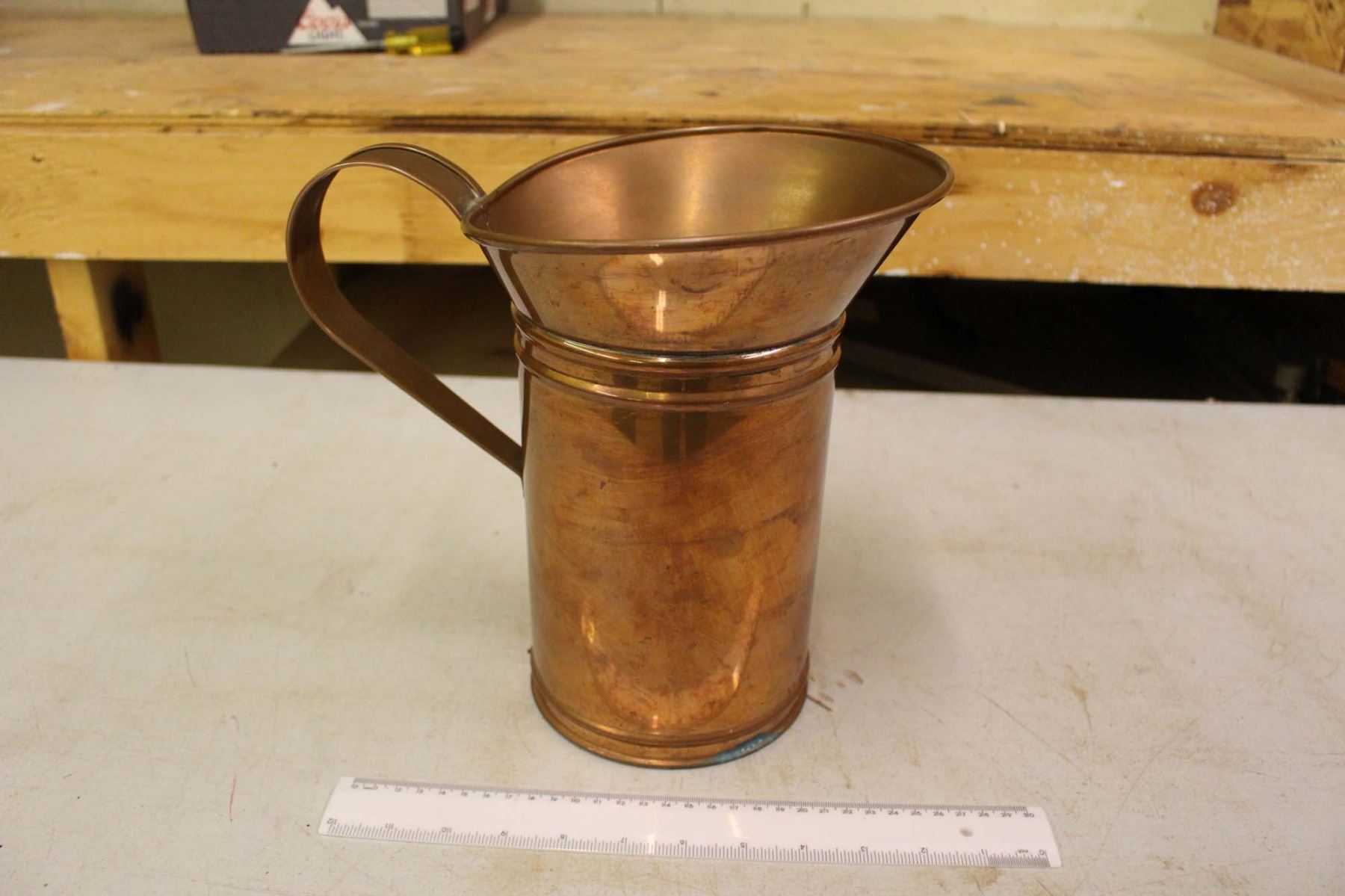 Vintage Copper Oil Pouring Can