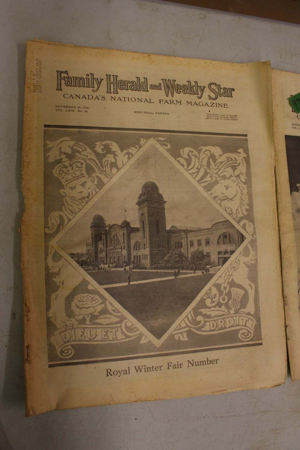 Lot OF Family Herald And Weekly Star (1939)