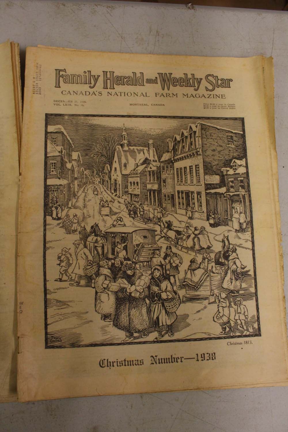 Lot OF Family Herald And Weekly Star (1939)