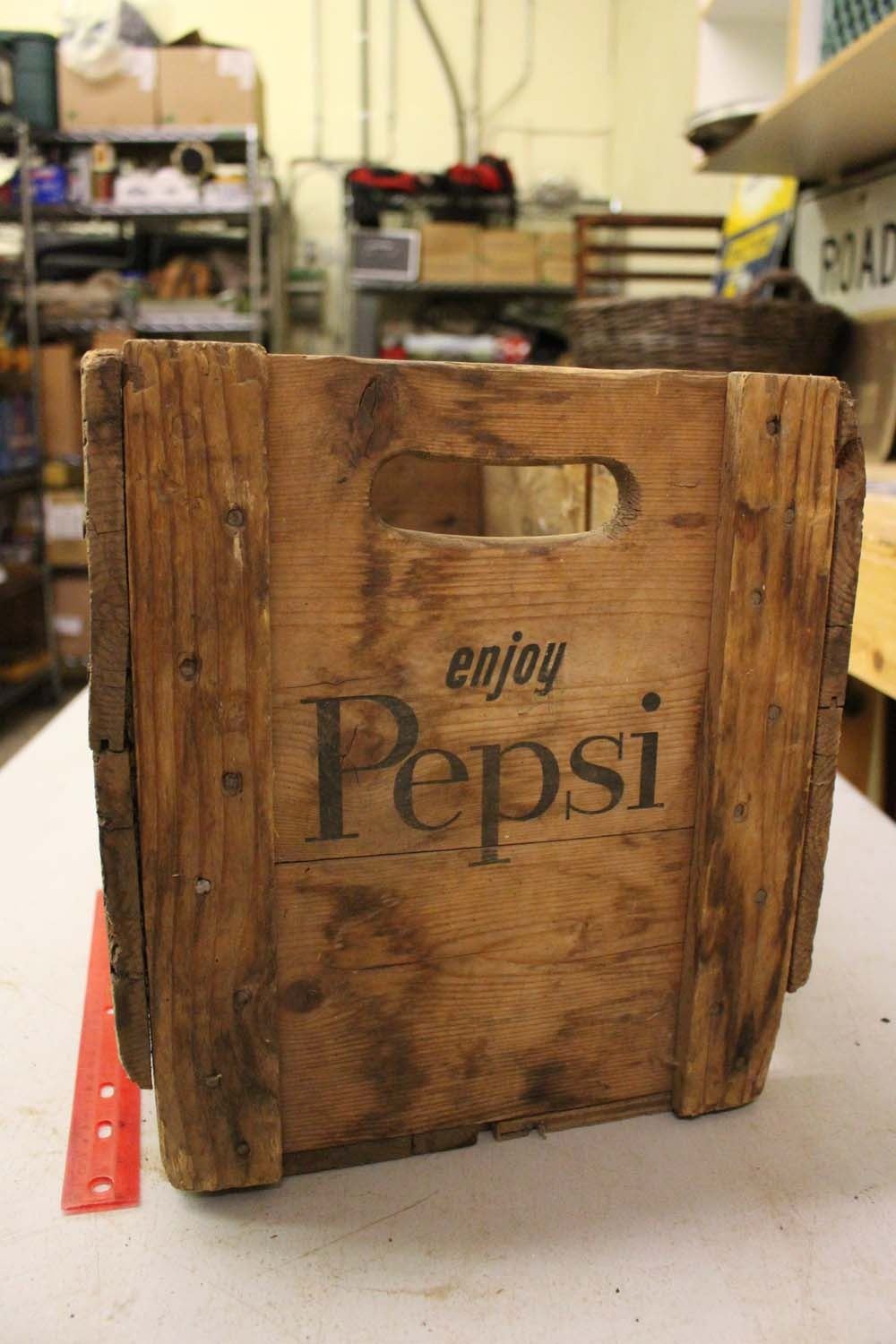 Wooden Pepsi Cola Box