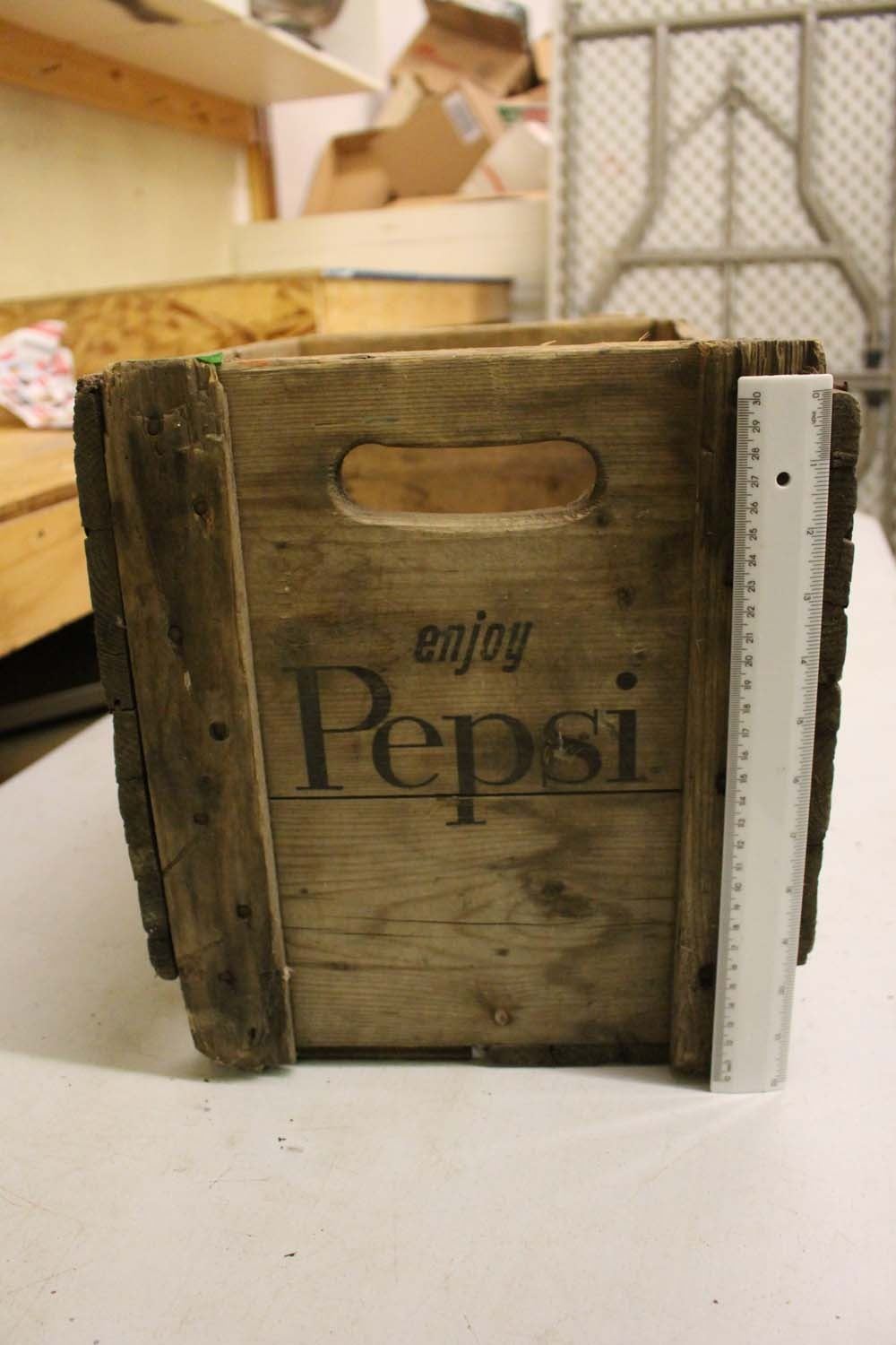 Wooden Pepsi Cola Box