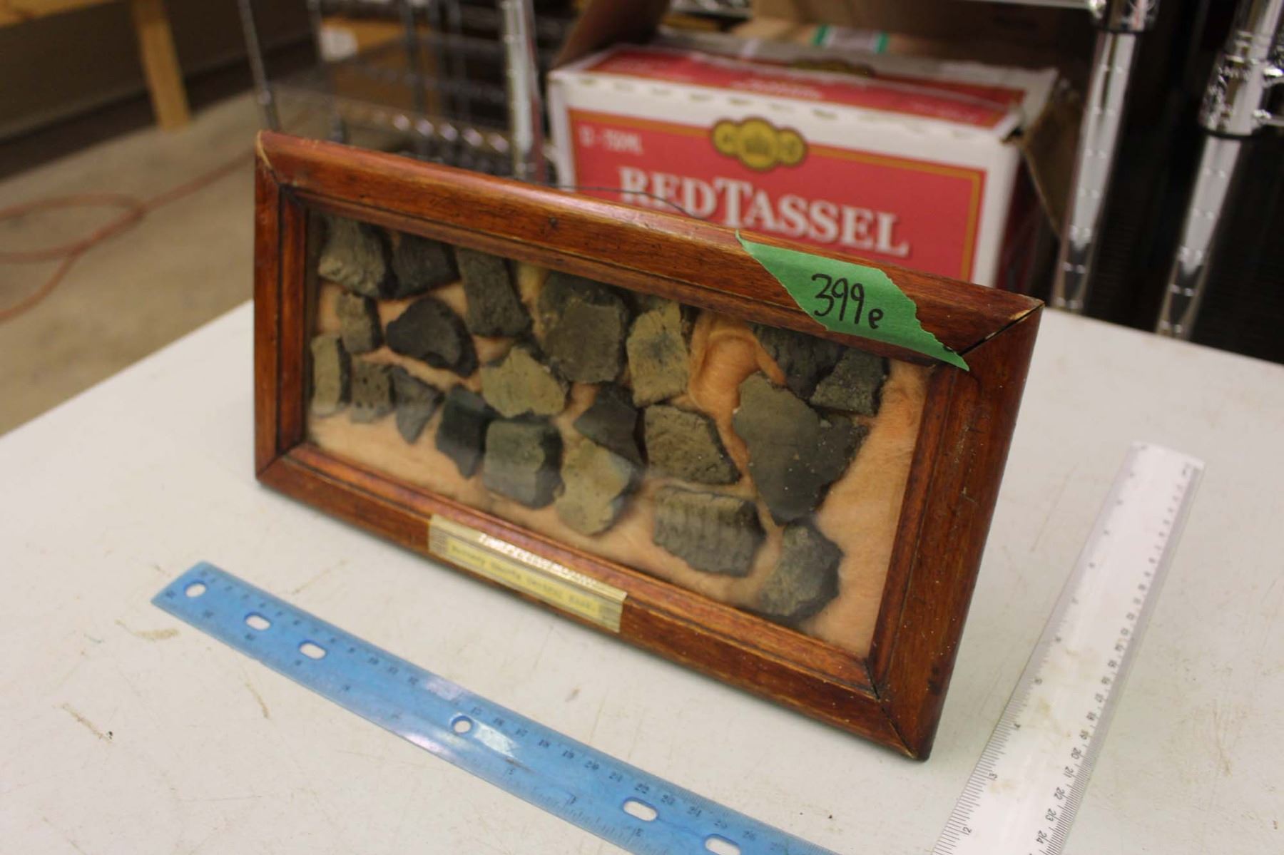 Central Sask Pottery Shards Display