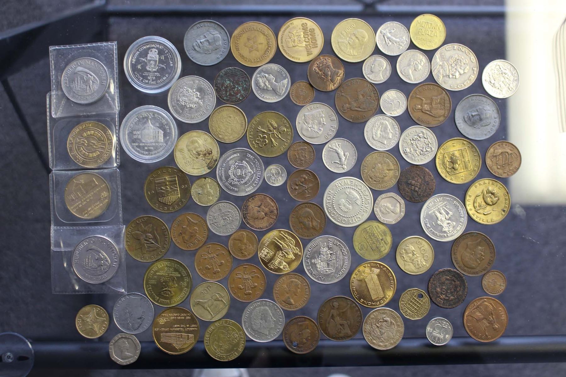 Lot of Misc Coins & Tokens