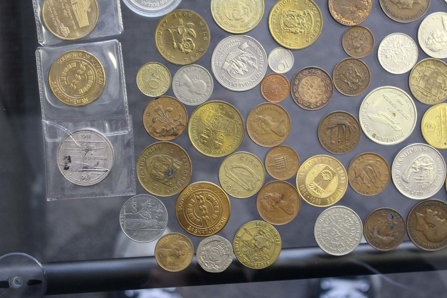 Lot of Misc Coins & Tokens