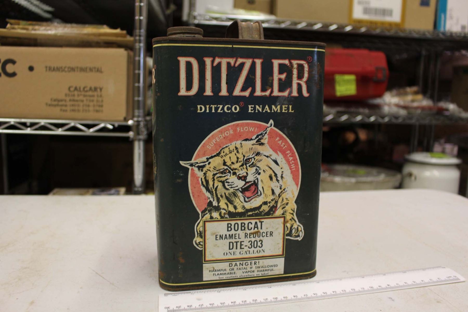 Ditzler Bobcat Enamel Reducer, One Gallon Tin