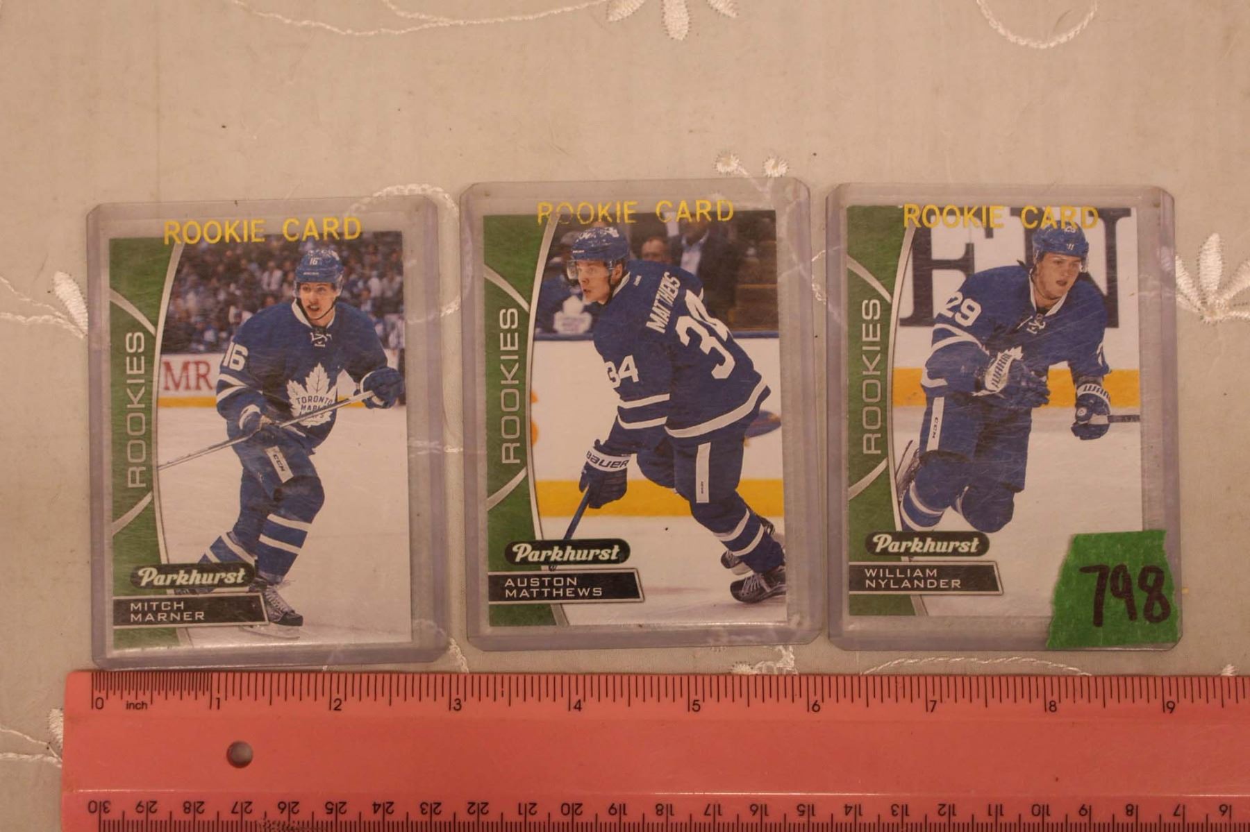 3 Parkhurst Rookies: Auston Matthews PR-10, William Nylander PR-1 ...