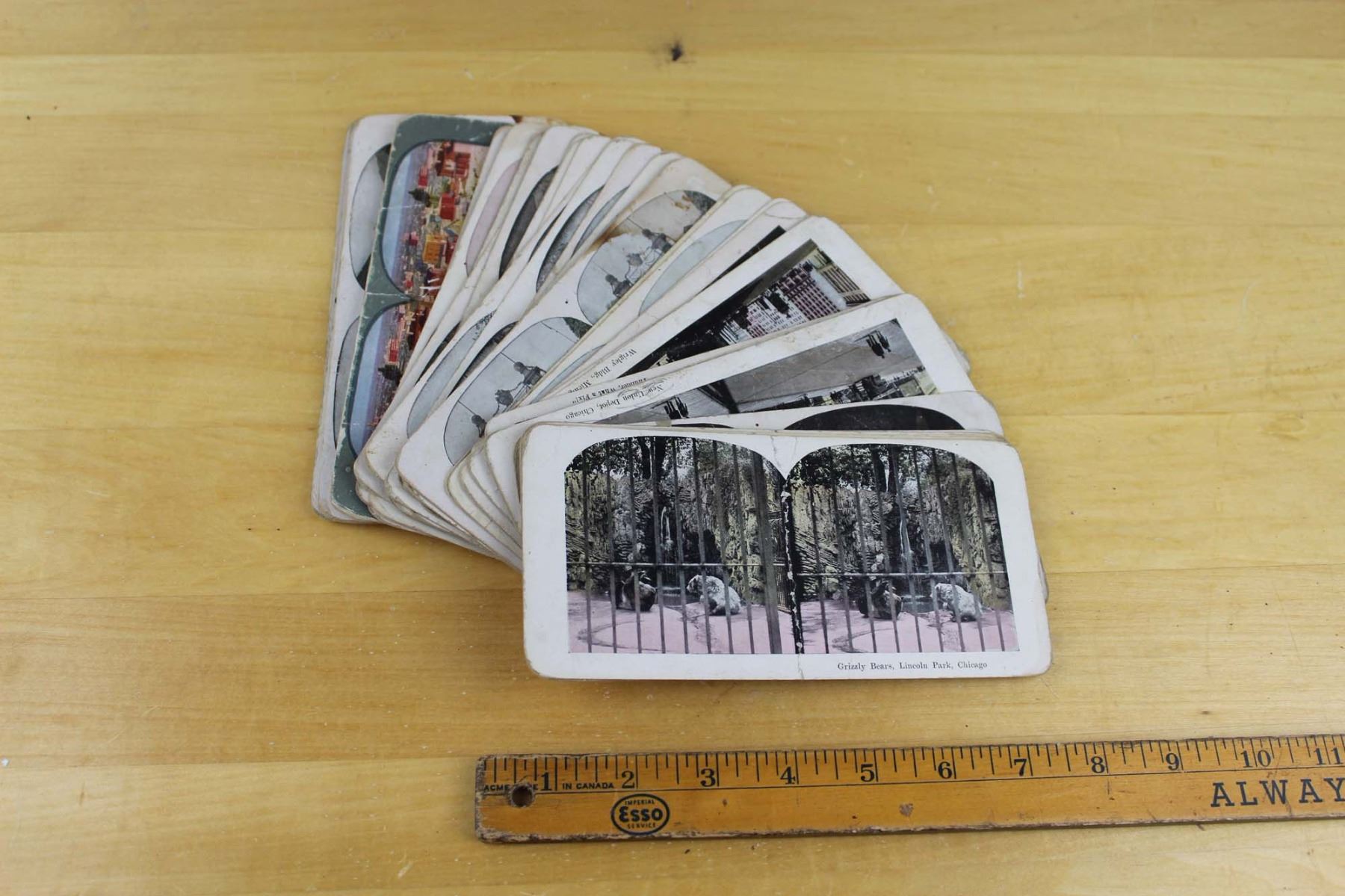 Lot of Antique Stereoscope Slides (43)
