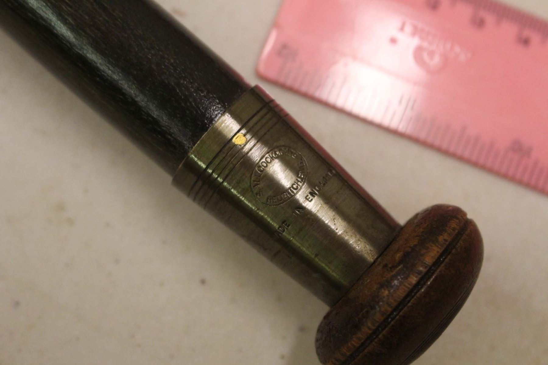 Antique S.Allcock Co Ltd. Redditch England 9ft Fly Fishing Rod