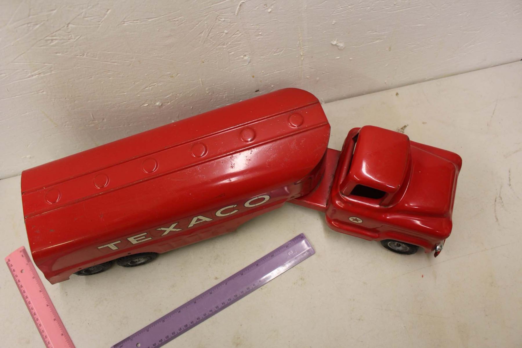Vintage Metal Texaco Truck & Trailer (Buddy L)