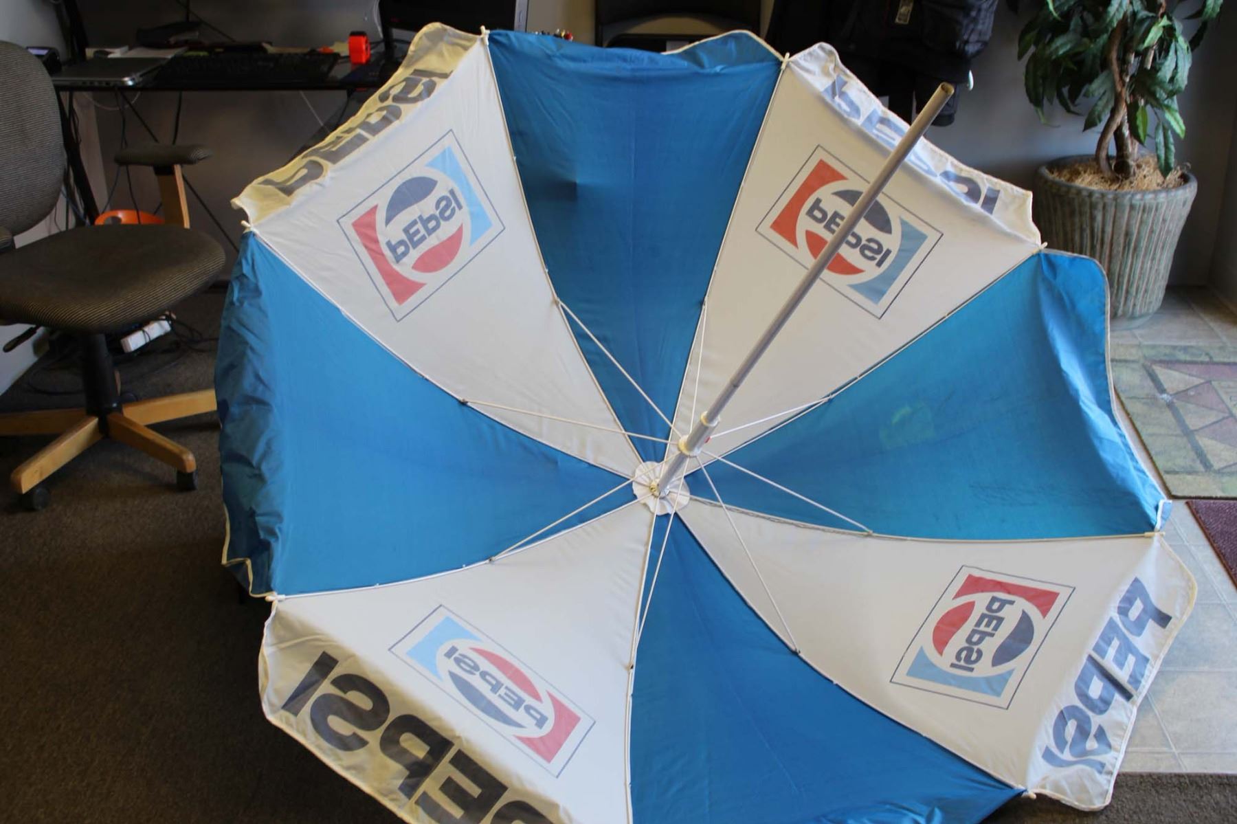 Vintage Pepsi Patio Umbrella