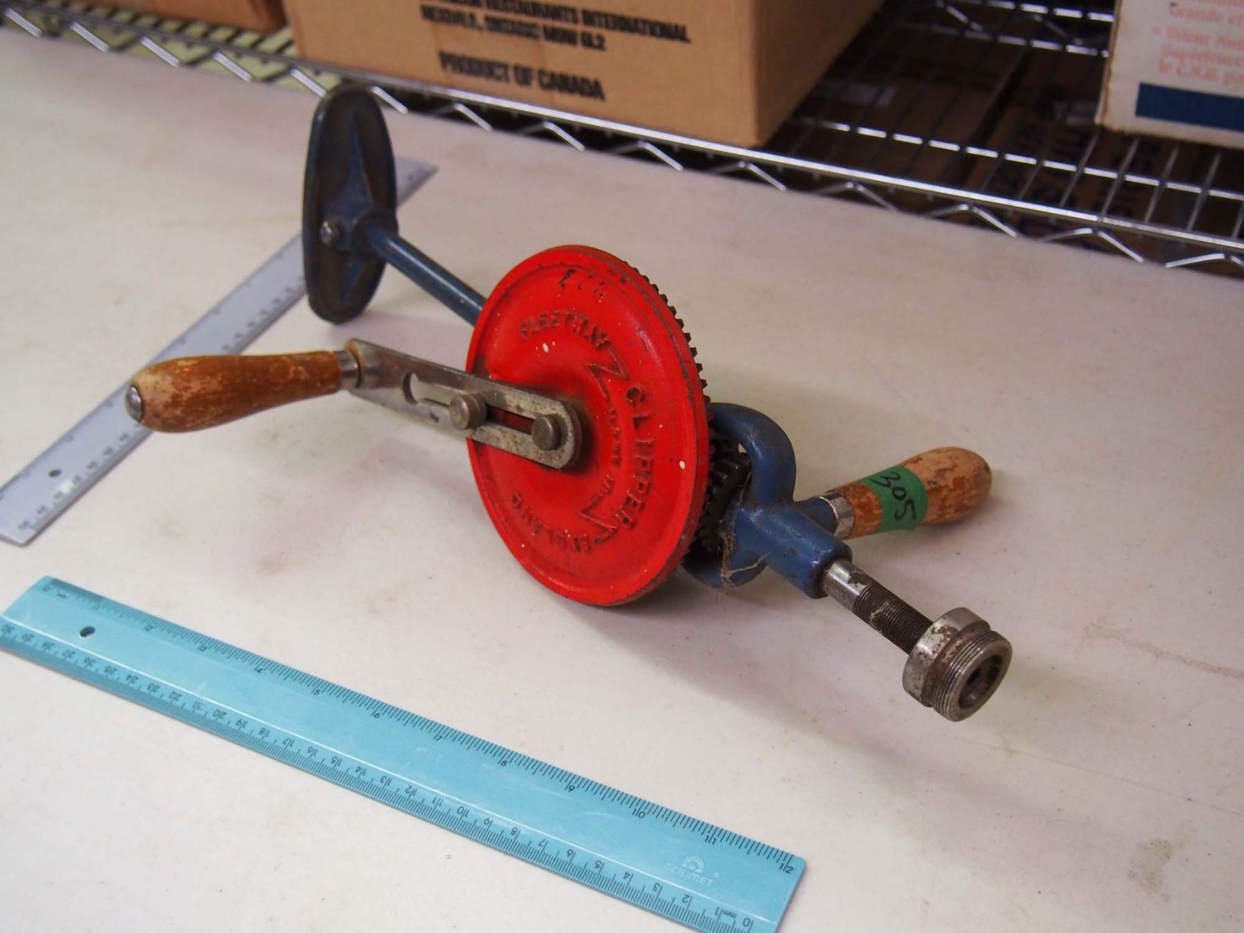 Vintage Manual Post Drill