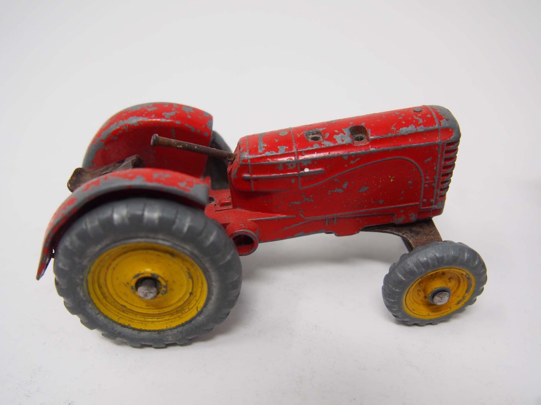 3 Massey 44 Dinky Toy Tractor, 3 Dinky Mowers