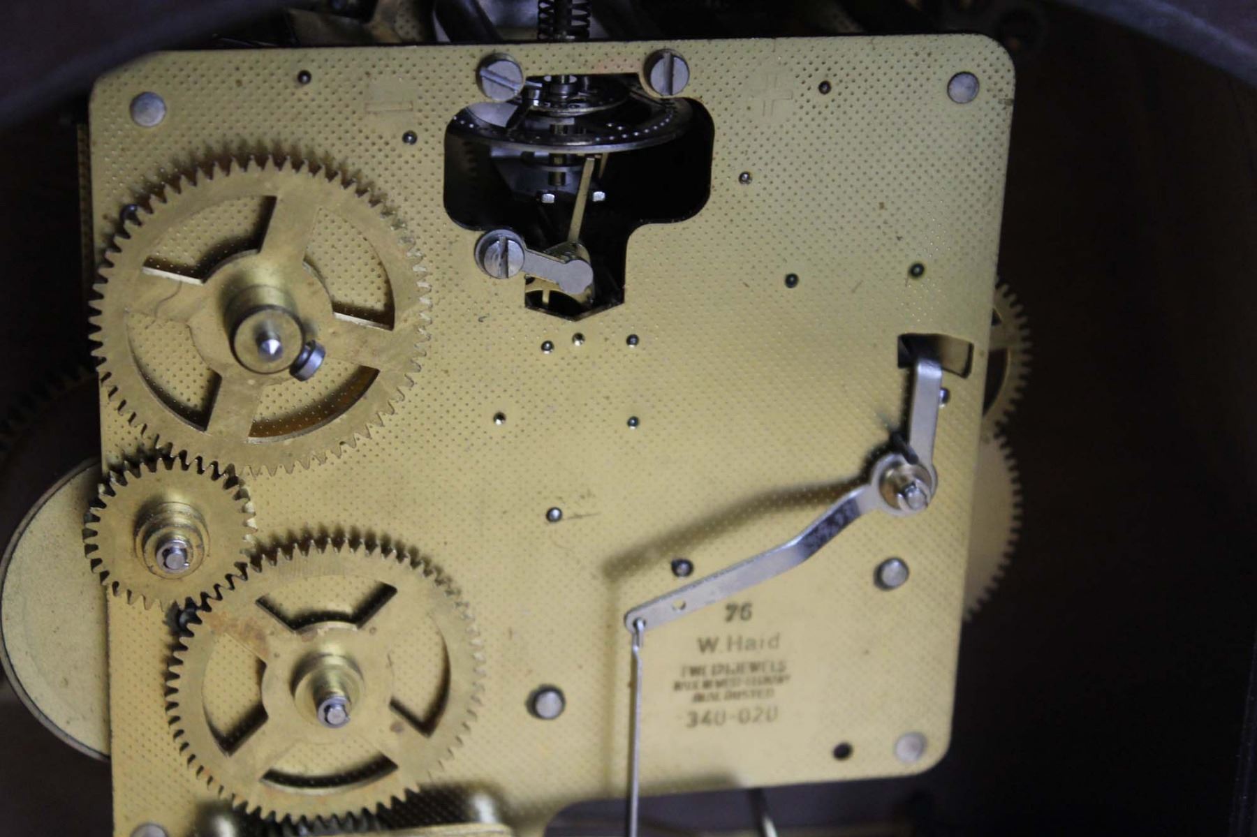 West Germany Ergo Key Wind Mechanical Chime Mantle Clock W/ Key ...