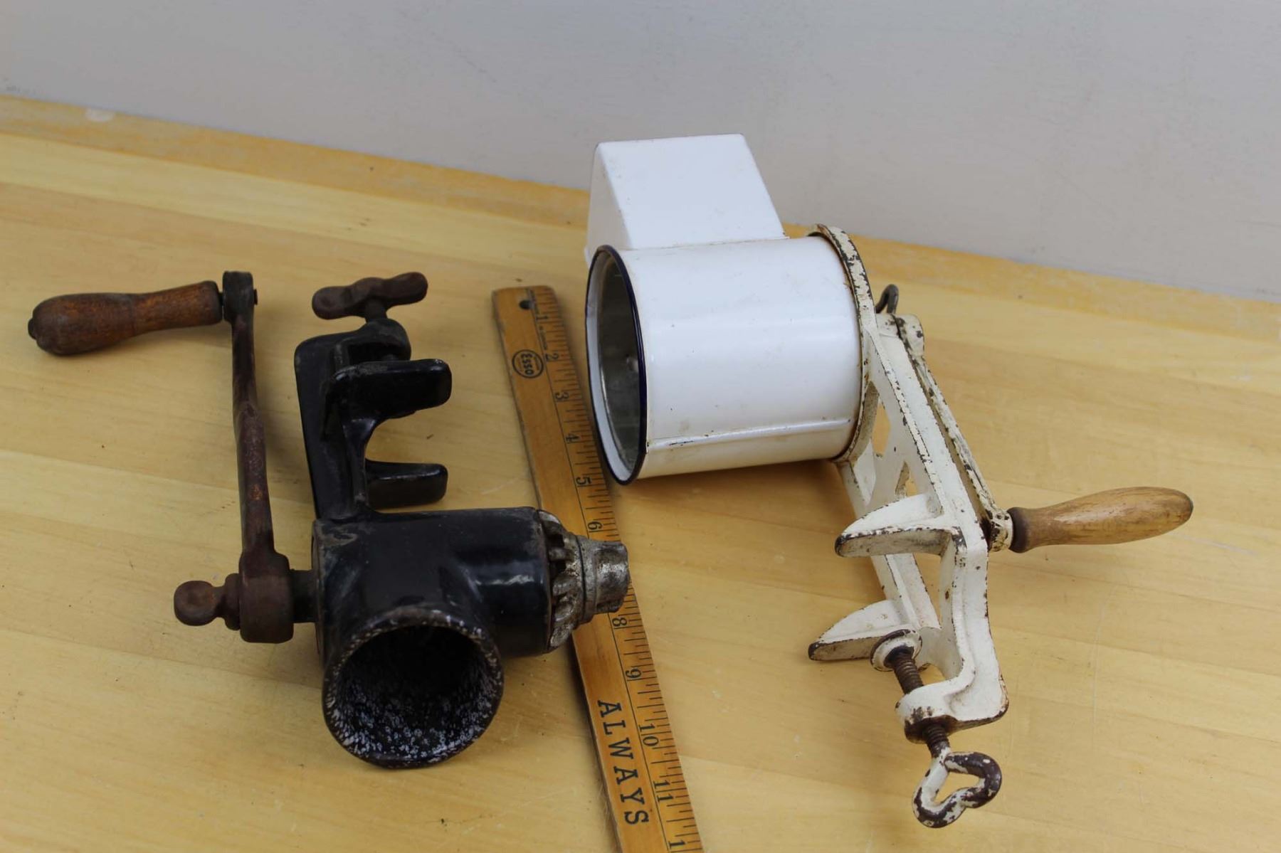 Antique Meat Grinder & Veggie Cutter