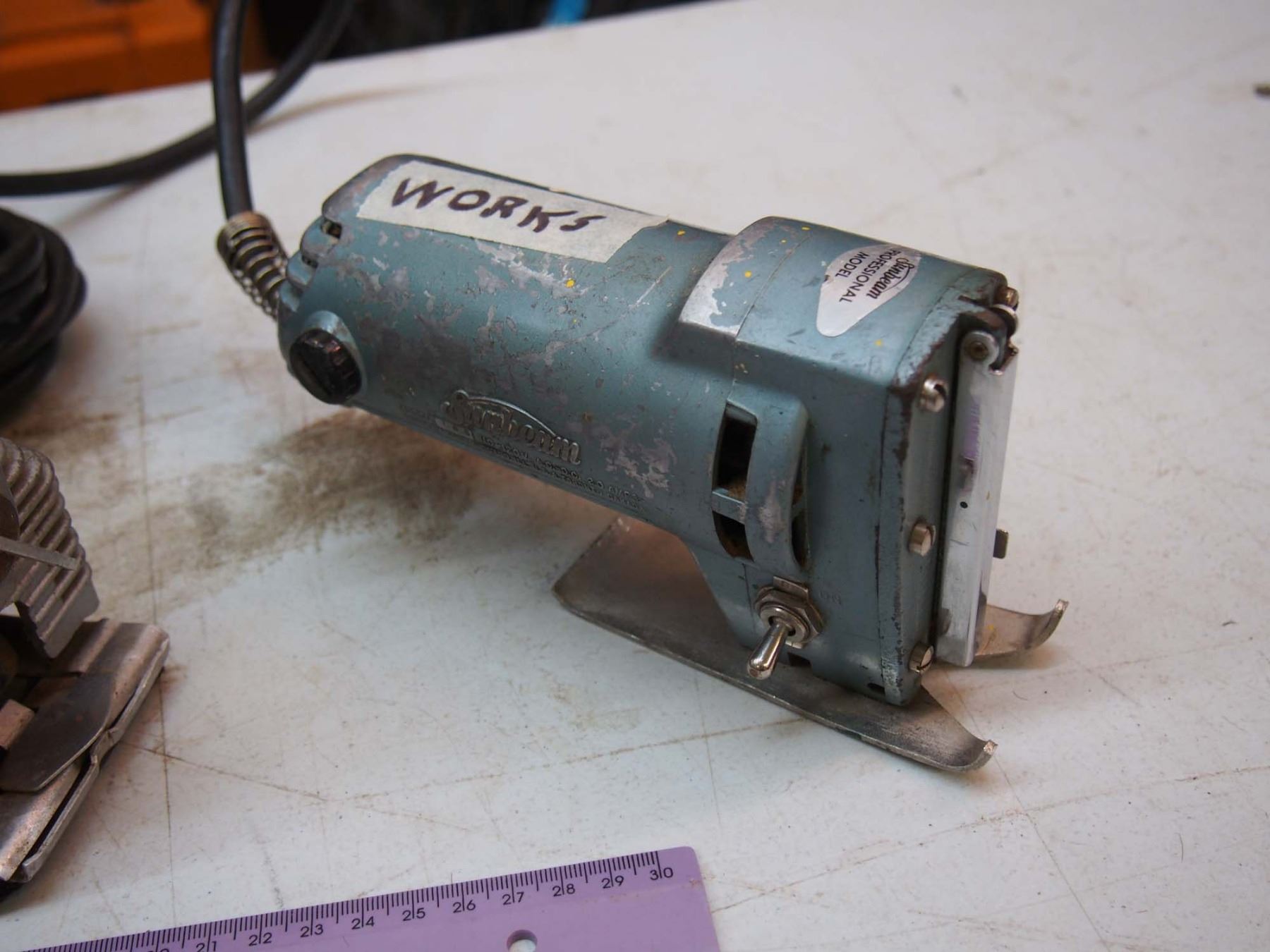 Vintage Dewalt Sander And Sunbeam Jig Saw, Both Work