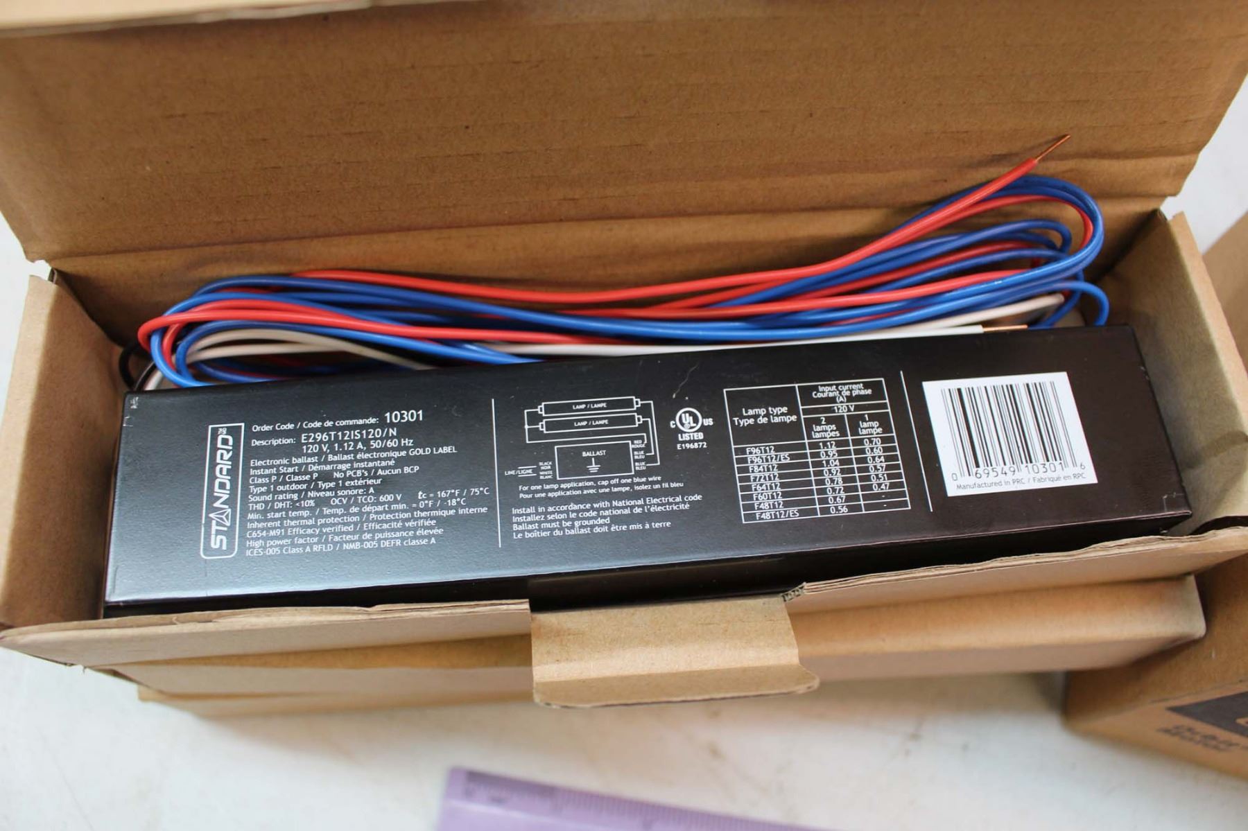 Lot of New Hooks & 3 Standard Electronic Ballasts