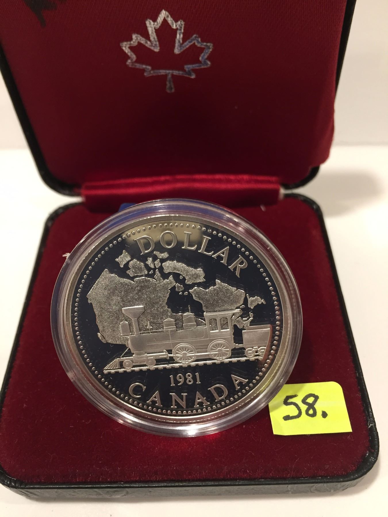 1981 Canada One Dollar Proof Coin (.375 Troy oz Silver)