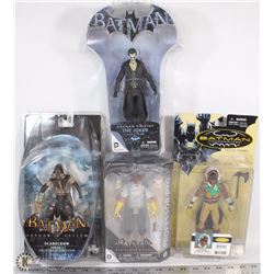 4 BATMAN ACTION FIGURES IN ORIGINAL BOXES