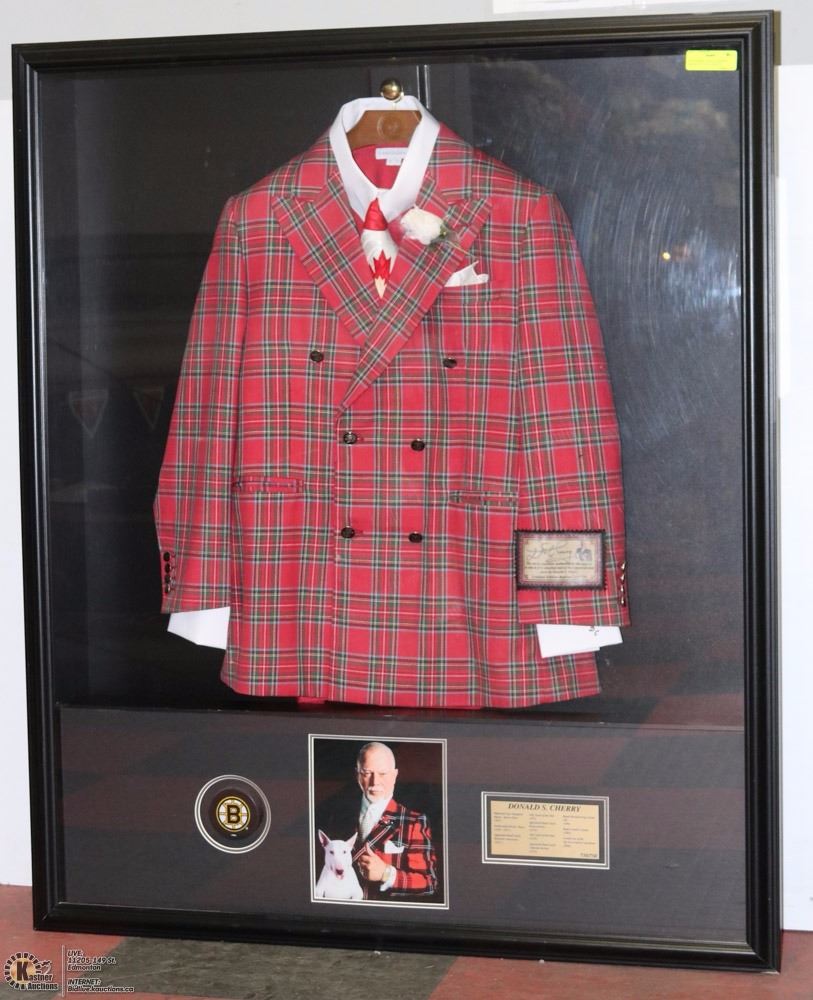 DON CHERRY JACKET FRAMED DISPLAY W/ COA 51X42.5X7