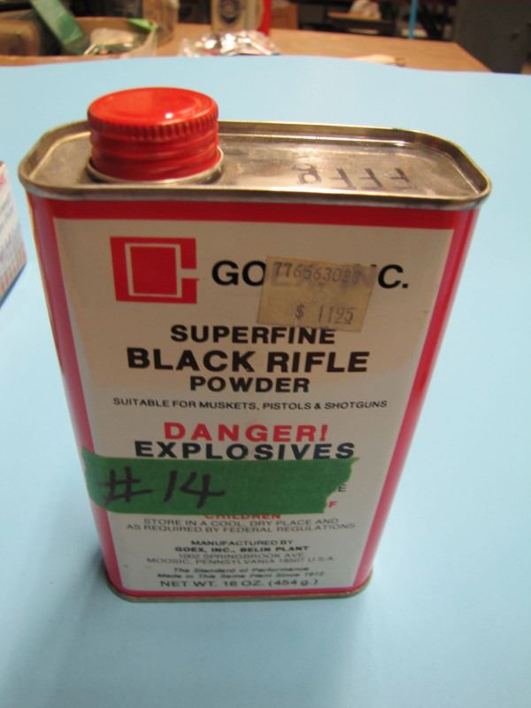 NO SHIPPING - CAN COEX INC SUPER FINE BLACK POWDER FFFg