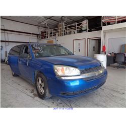 2004 - CHEVROLET MALIBU//SALVAGE TITLE