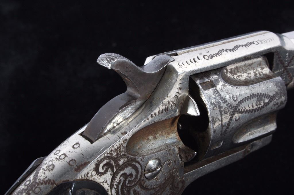 Engraved Lee Arms Co. Red Jacket No.3 .32 Revolver